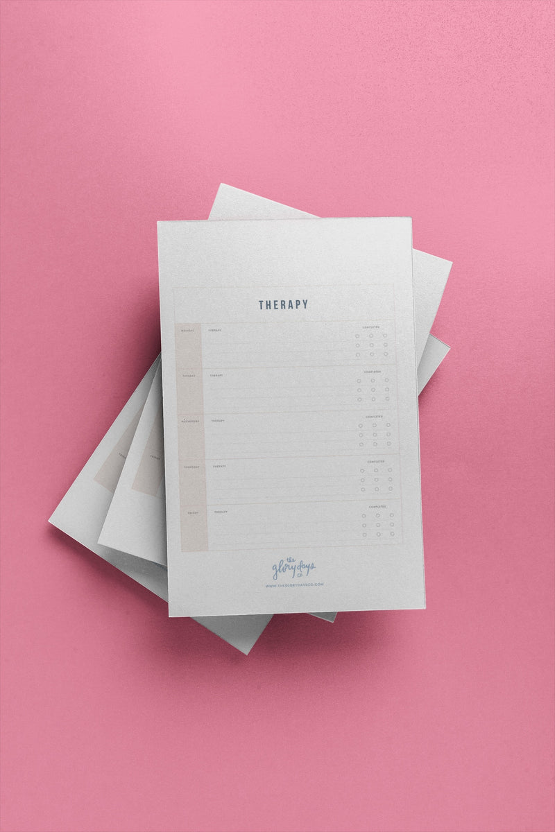 Simplified Therapy Tracking Sheets – The Glory Days Co.